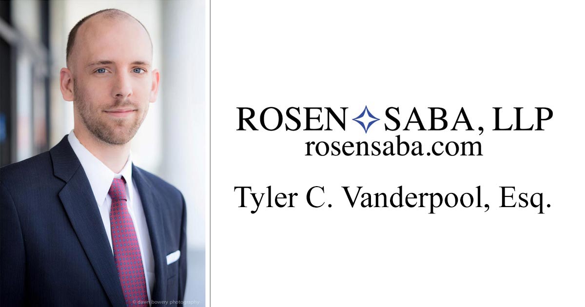 Tyler Vanderpool, Esq. named 2019 Super Lawyers Rising Star | Rosen ...